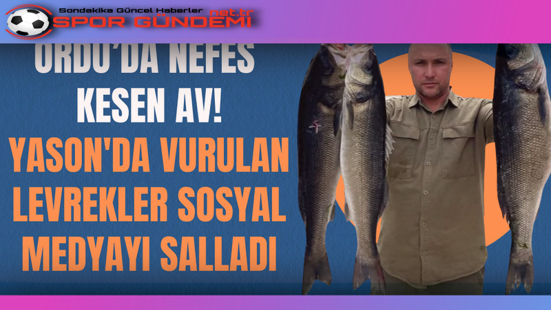 Yason'da Vurulan Levrekler Olay Yarattı! - SPOR GÜNDEMİ